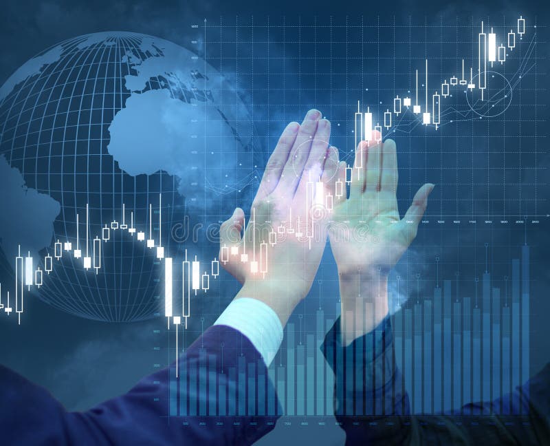 Team work on the market. stock illustration. Illustration of market ...