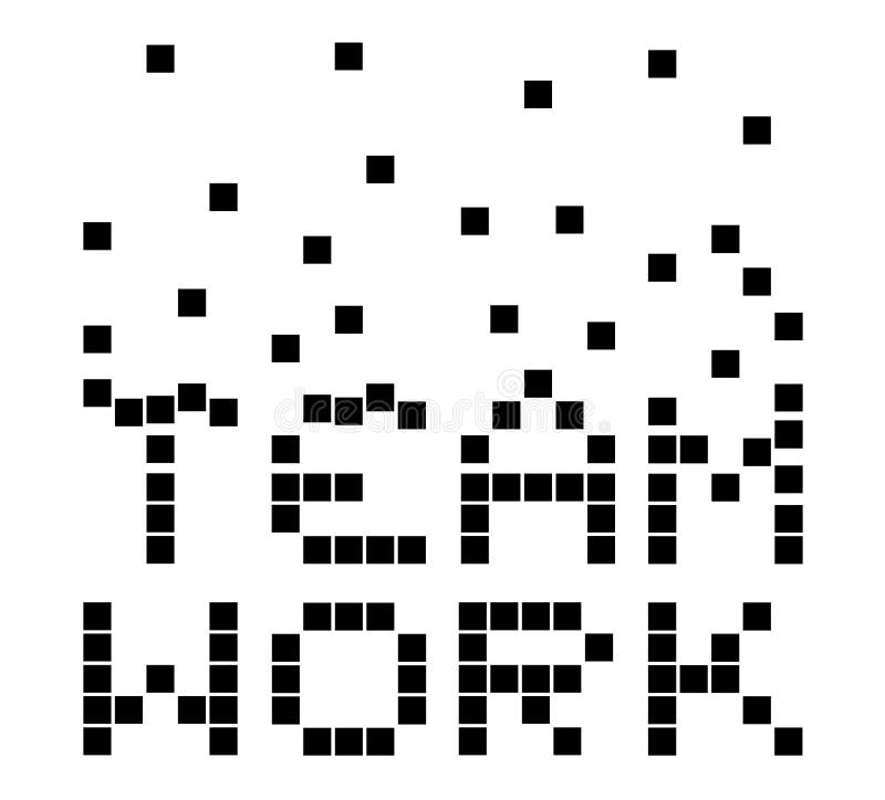 Team work message stock vector. Illustration of community - 114897290