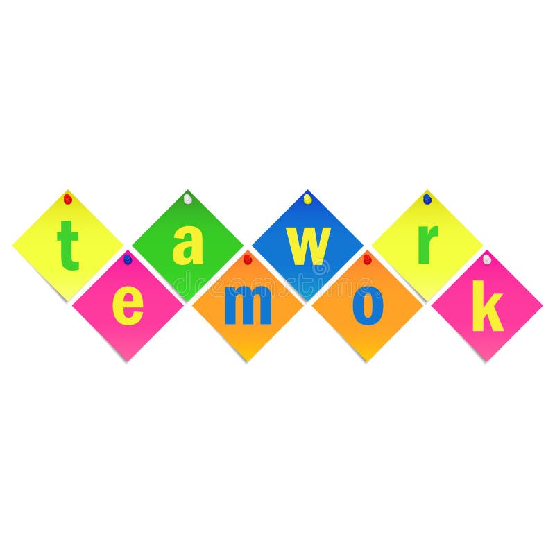 Teamwork Stickers Stock Illustrations – 386 Teamwork Stickers Stock ...