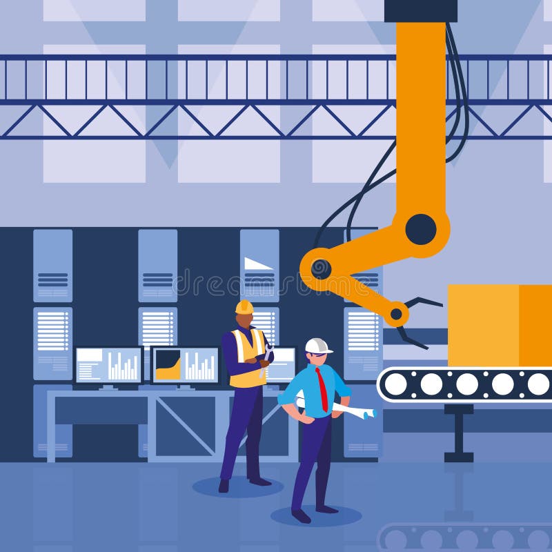 Cartoon Manufacture Building Pollution Pipes Stock Vector ...