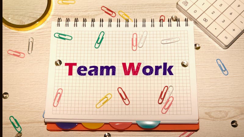 Reminder Team Building in Calendar Stock Photo - Image of message ...