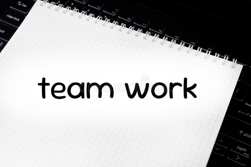 Team Work Text Title Theme Work Employment Stock Photo - Image of ...