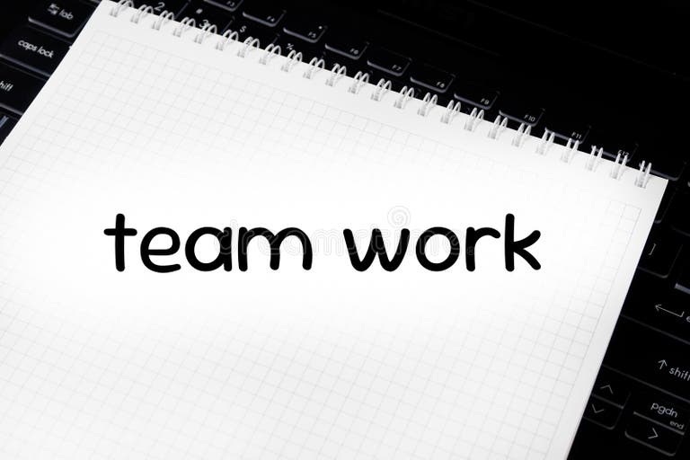 Team Work Text Title Theme Work Employment Stock Photo - Image of ...