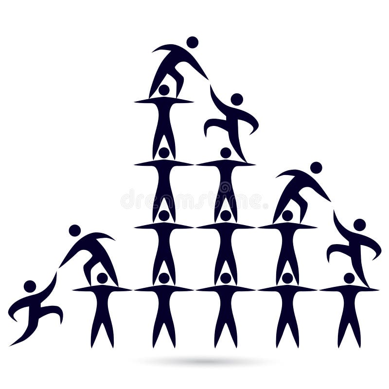 Team Work Union Work Helpful Logo Design Stock Vector - Illustration of ...