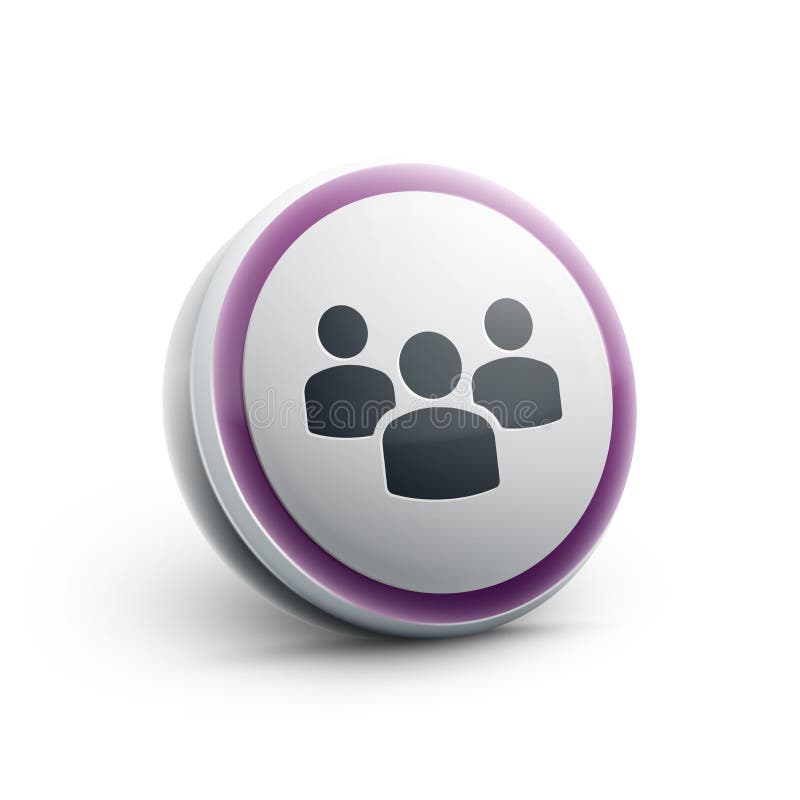 Team work web icon stock illustration. Illustration of person - 114449758