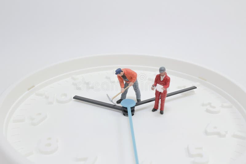 Team is Working on an Alarm Clocks , Working Time Concept Stock Photo ...
