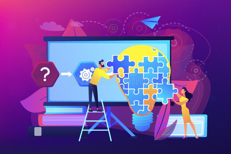 Problem Solving Concept Vector Illustration. Stock Vector ...