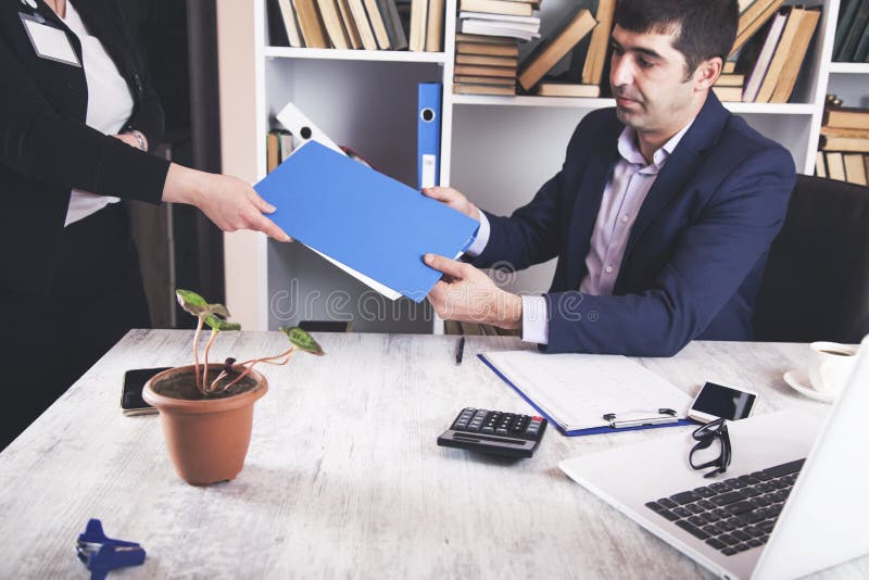 Team working in document stock image. Image of financial - 140460717