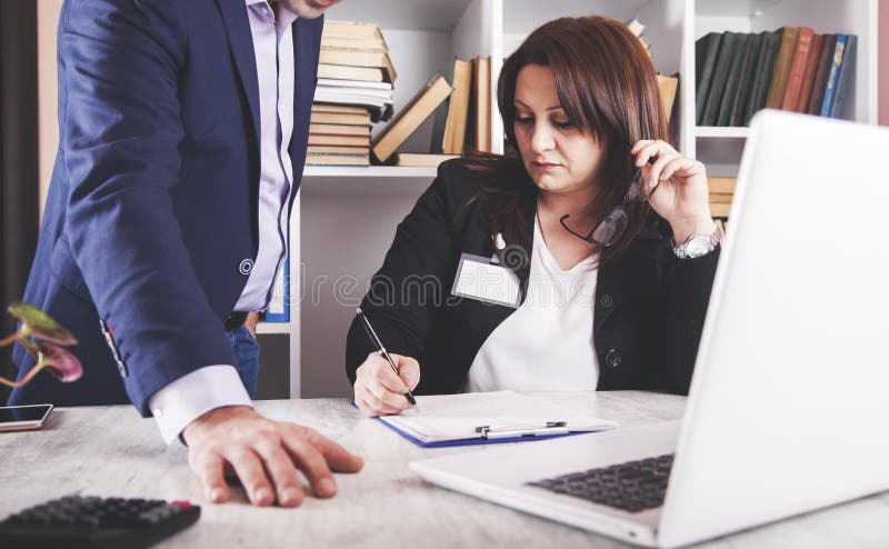 Team working in document stock photo. Image of strategy - 140583322