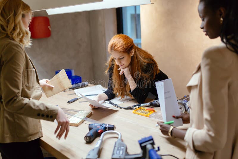 Team Working on Project Together Stock Photo - Image of corporate ...