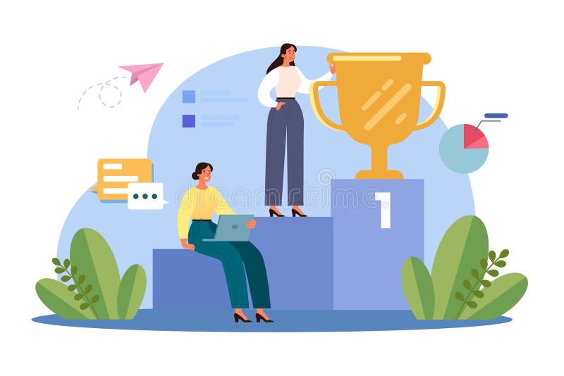 Team Working Together Planning Success Strategy Stock Vector ...