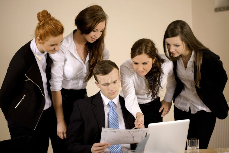 Team working together stock photo. Image of team, business - 35202000