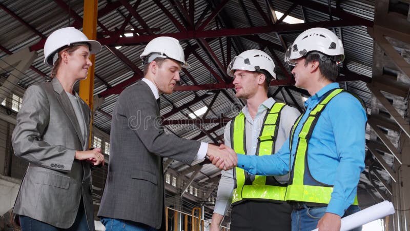 Team Young Caucasian Engineer and Partner Checking and Examining Train ...