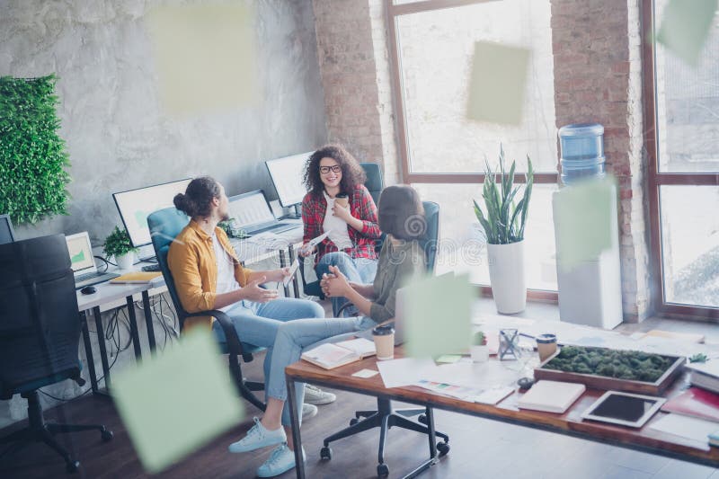 Team of Young Professionals Collaborating in a Modern Office with ...