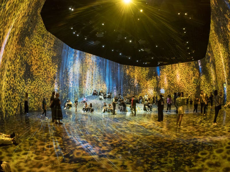 Rock Where People Gather, TeamLab Borderless, Mori Building, Azabudai ...