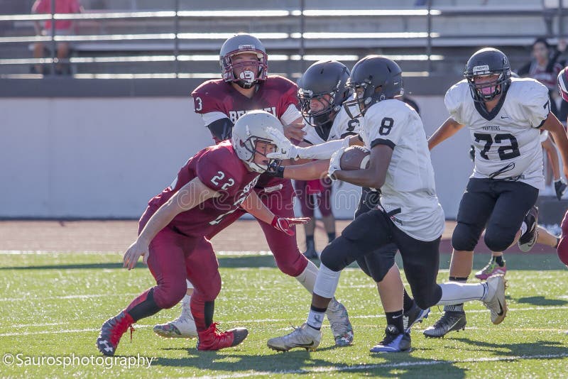 High school football game stock image. Image of american - 98996883