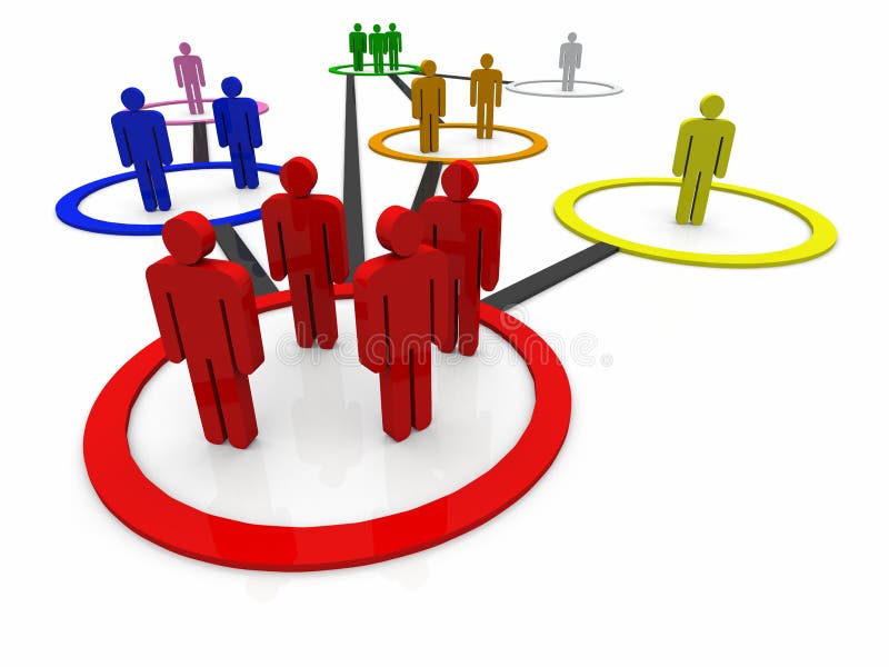 Teams at work stock illustration. Illustration of colorfull - 9011986