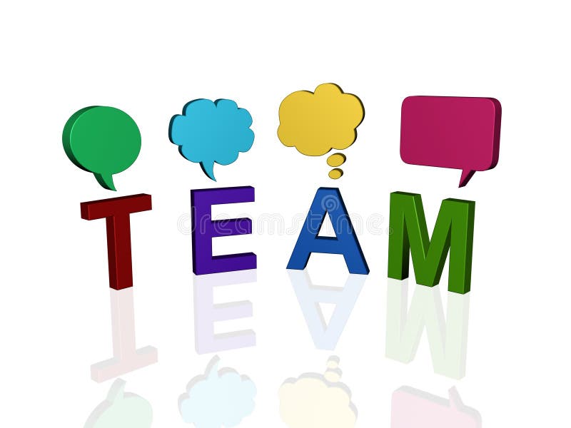 Teamsitzung stock abbildung. Illustration von organisation - 21805954