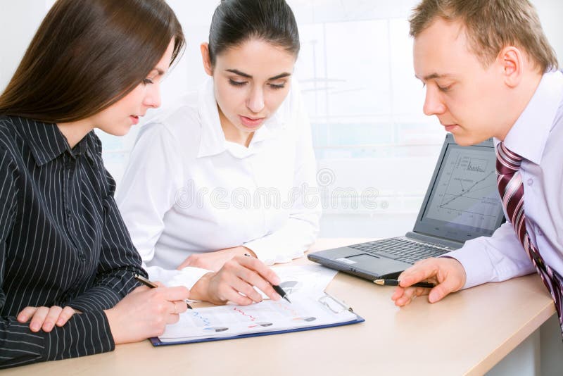 Teamwork stock image. Image of monitor, communication - 19938903