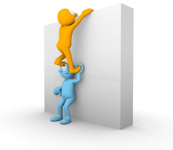Teamwork Climb Wall Stock Illustrations – 278 Teamwork Climb Wall Stock ...