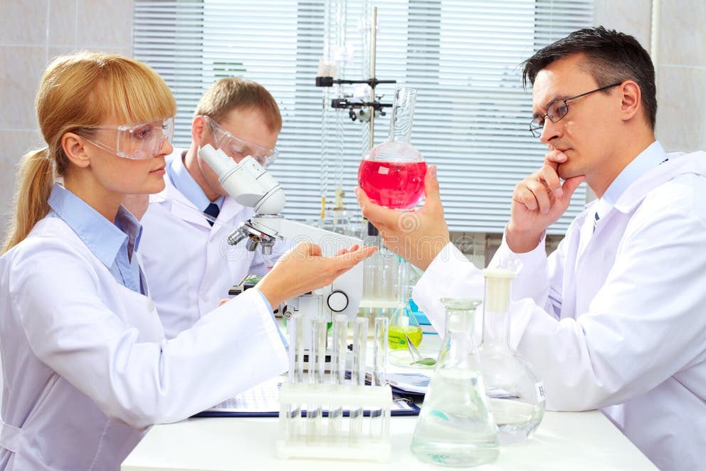 Teamwork stock image. Image of laboratory, microscope - 22576869