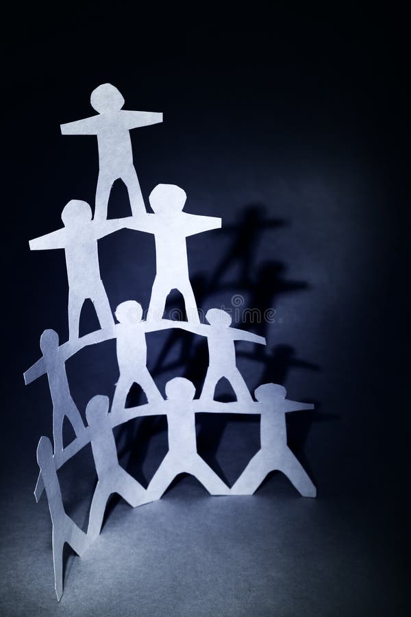 Teamwork Support Working Team Human Pyramid Stock Photos - Free ...
