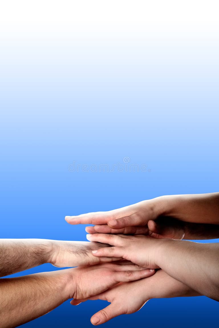 Overlapping Hands Teamwork Stock Photos - Free & Royalty-Free Stock ...