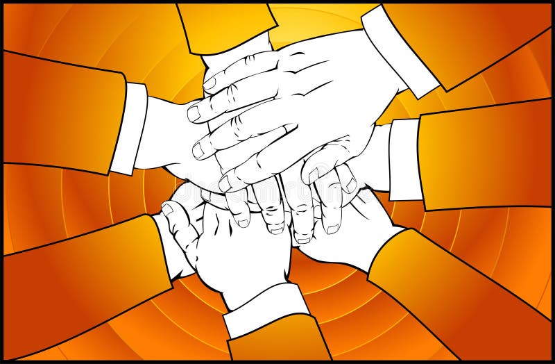 Teamwork stock vector. Illustration of clip, support, people - 7073023