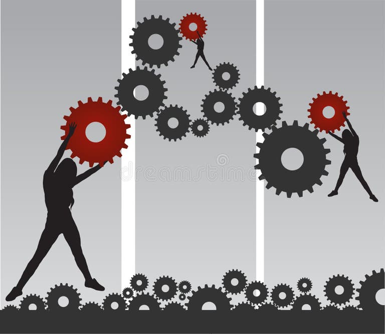 Manufacturing Teamwork Stock Illustrations – 13,659 Manufacturing ...