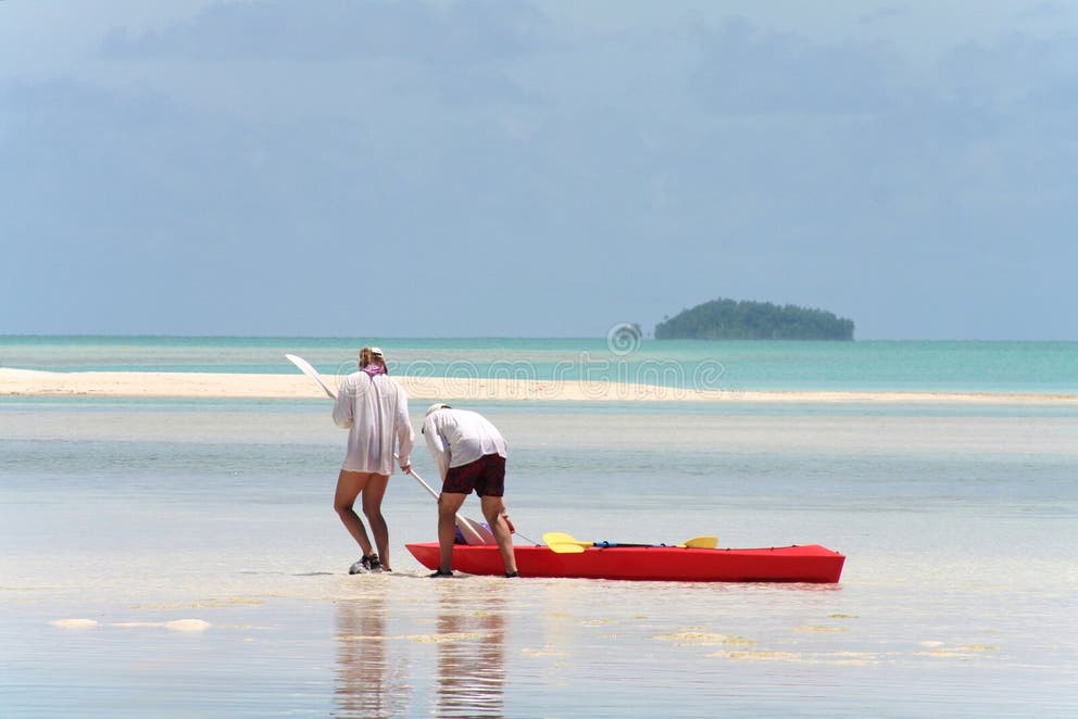 Teamwork stock photo. Image of reef, fresh, coral, canoe - 864662