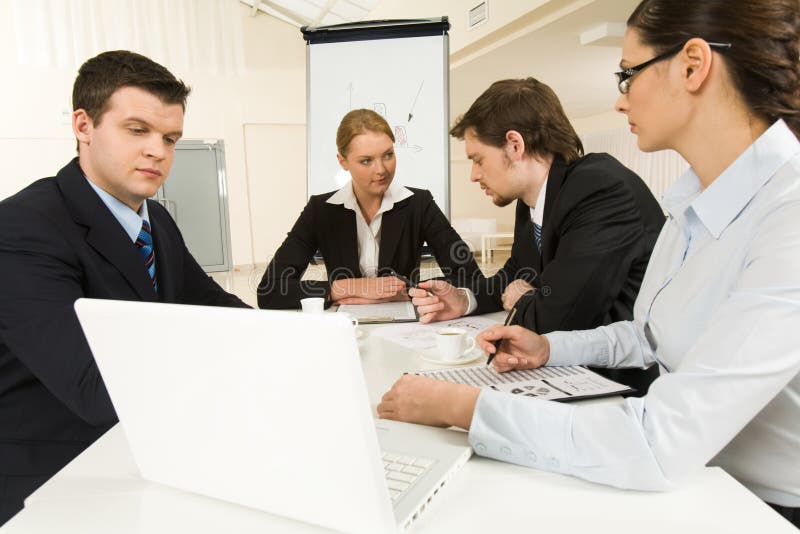 Teamwork stock image. Image of occupation, company, businesspeople ...