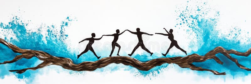 Teamwork Across the Waters Unity Collaboration Overcoming Challenges ...