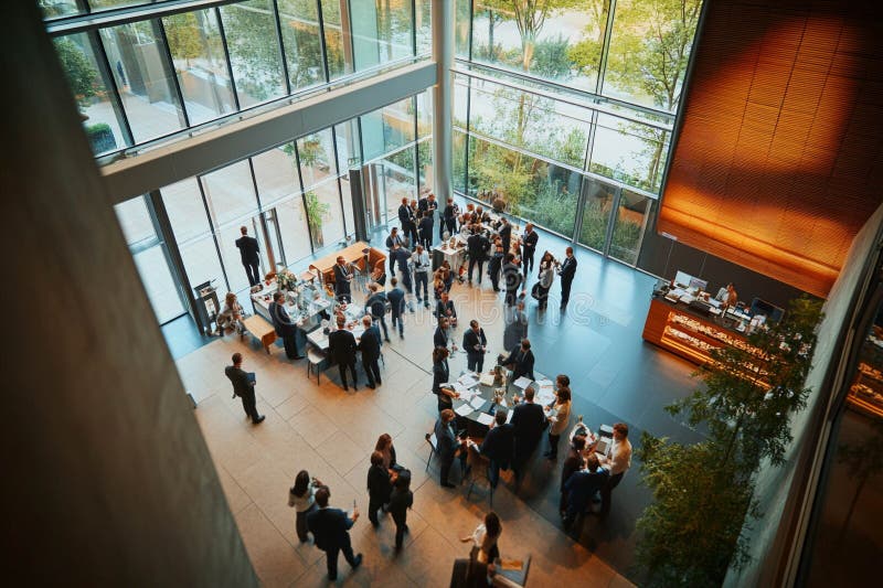 Teamwork in Action: Businesses Collaborating during a Corporate Event ...