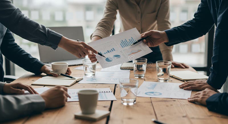 Teamwork: Analyzing Business Data & Charts Collaboration, Planning ...