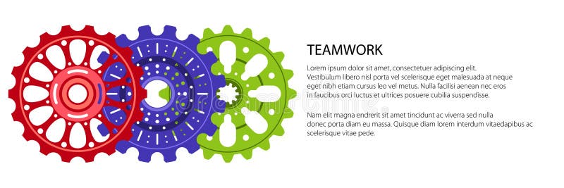 Banner of Gear Wheels or Cogs Stock Vector - Illustration of gears ...