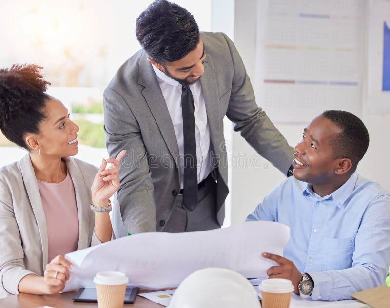 Teamwork, Blueprint and Architecture with People in Meeting for ... Teamwork, Blueprint and Architecture with People in Meeting for ...