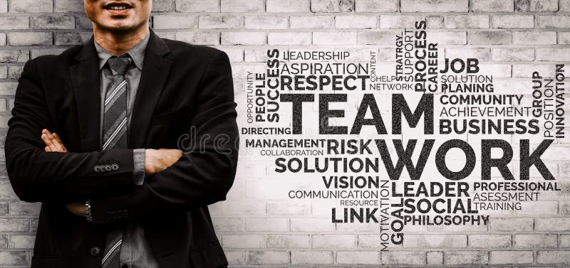 Teamwork and Business Human Resources Concept Uds Stock Image - Image ...