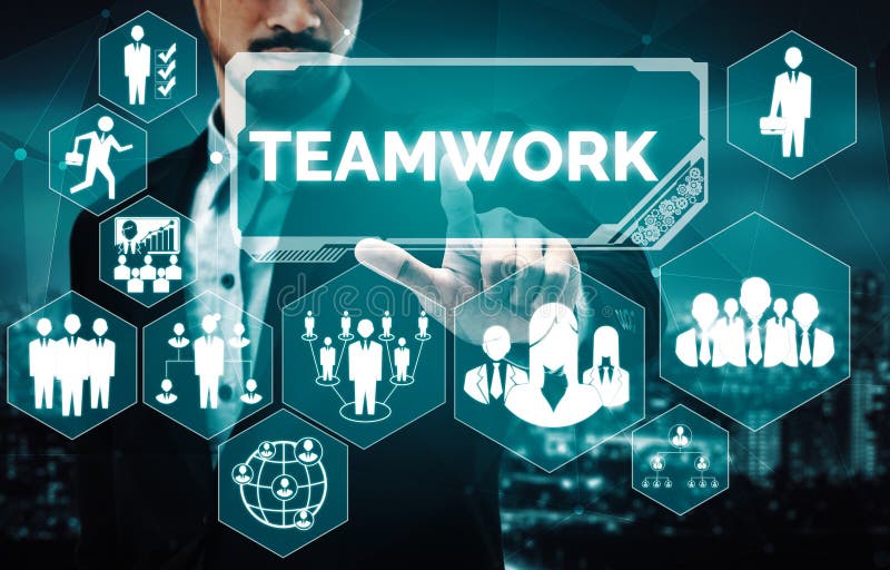 Teamwork and Business Human Resources Concept Uds Stock Image - Image ...