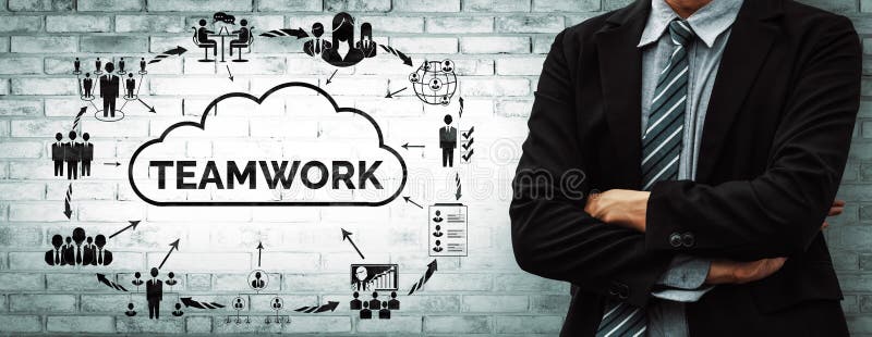 Teamwork and Business Human Resources Concept Uds Stock Image - Image ...