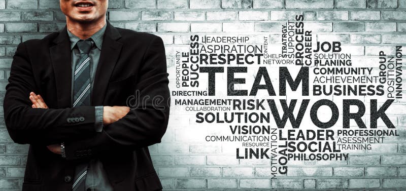 Teamwork and Business Human Resources Concept Uds Stock Image - Image ...