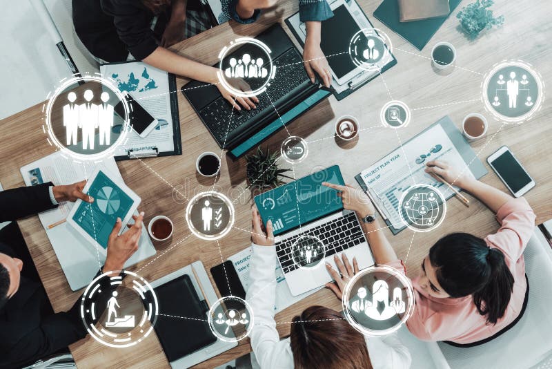 Teamwork and Business Human Resources Concept Uds Stock Image - Image ...