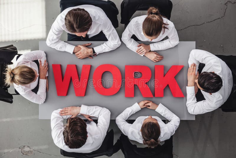 Teamwork Business Meeting Concept Stock Photo - Image of sitting ...