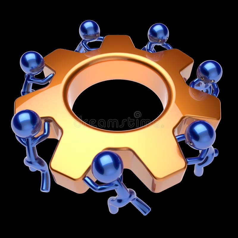 Business Process. Teamwork Concept Stock Illustration - Illustration of ... Business Process. Teamwork Concept Stock Illustration - Illustration of ...
