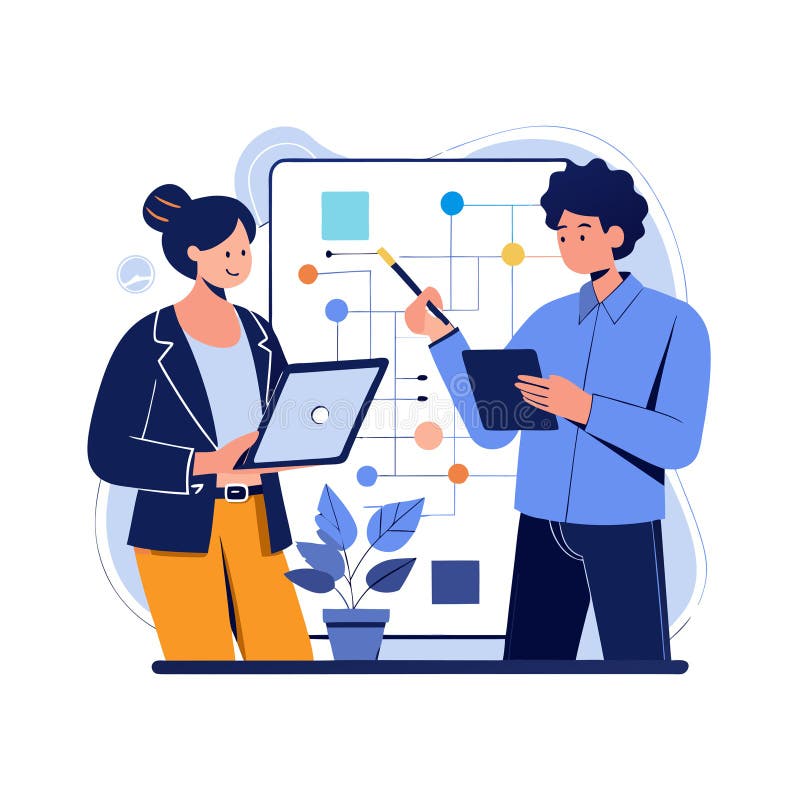 Teamwork in Business Project, Colleagues Analyzing Data for Strategic ...