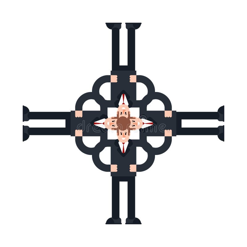 Teamwork Business Team Problem Solving. Company Structure System Stock ...