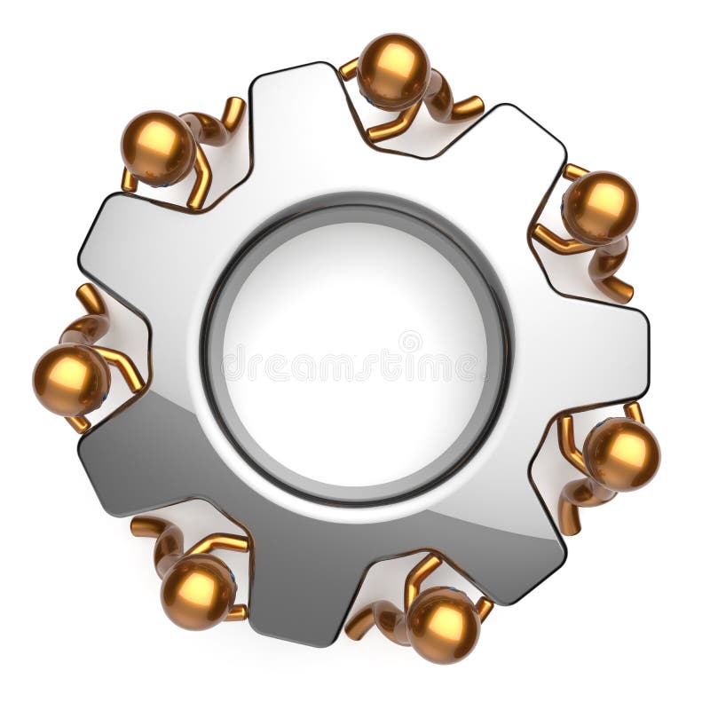 Teamwork Business Workforce Process Workers Unity Power Stock ...