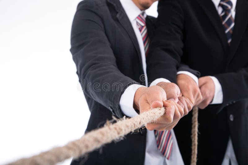 Teamwork Concept Pull The Rope Stock Image - Image of leadership ...
