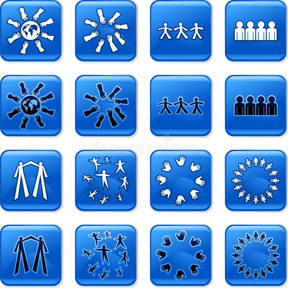 Teamwork Icons Blue Stock Illustrations – 5,459 Teamwork Icons Blue ...