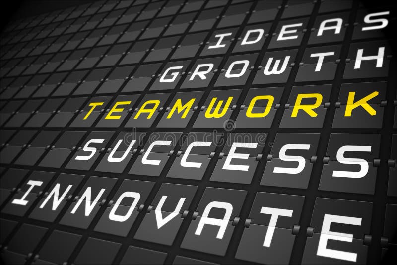 Teamwork Buzzwords Stock Illustrations – 88 Teamwork Buzzwords Stock ...
