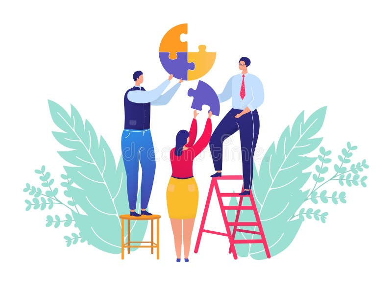 Teamwork Calendar, Flat Time Schedule Design Vector Illustration ...